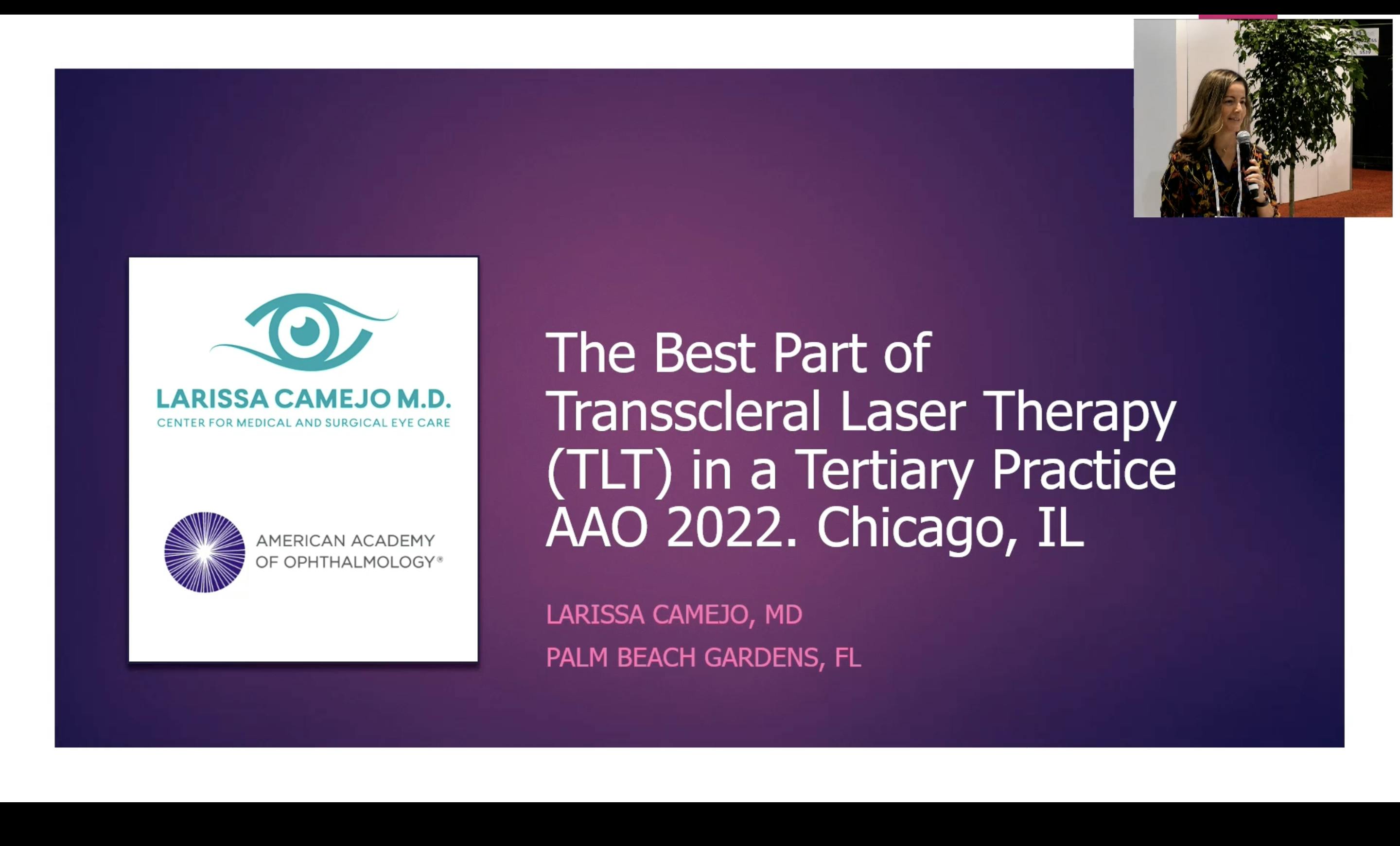 The Best Part of MicroPulse TLT in a Tertiary Practice - Eyetube
